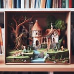 Shoebox diorama | How to Create a Miniature World Inside a Box • Aimee River