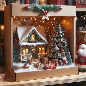 Christmas Dioramas Crafts | Capture Winter Magic in Small Worlds ...