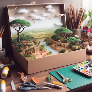 Shoebox diorama | How to Create a Miniature World Inside a Box • Aimee ...