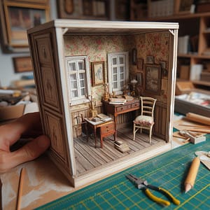 DIY Miniature House | How to Make a Mini House from Scratch • Aimee River